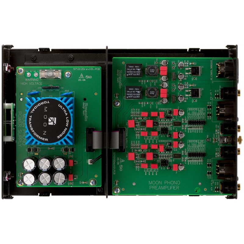 MOON SIMAUDIO 310LP (PREVIO DE PHONO) Color Negro